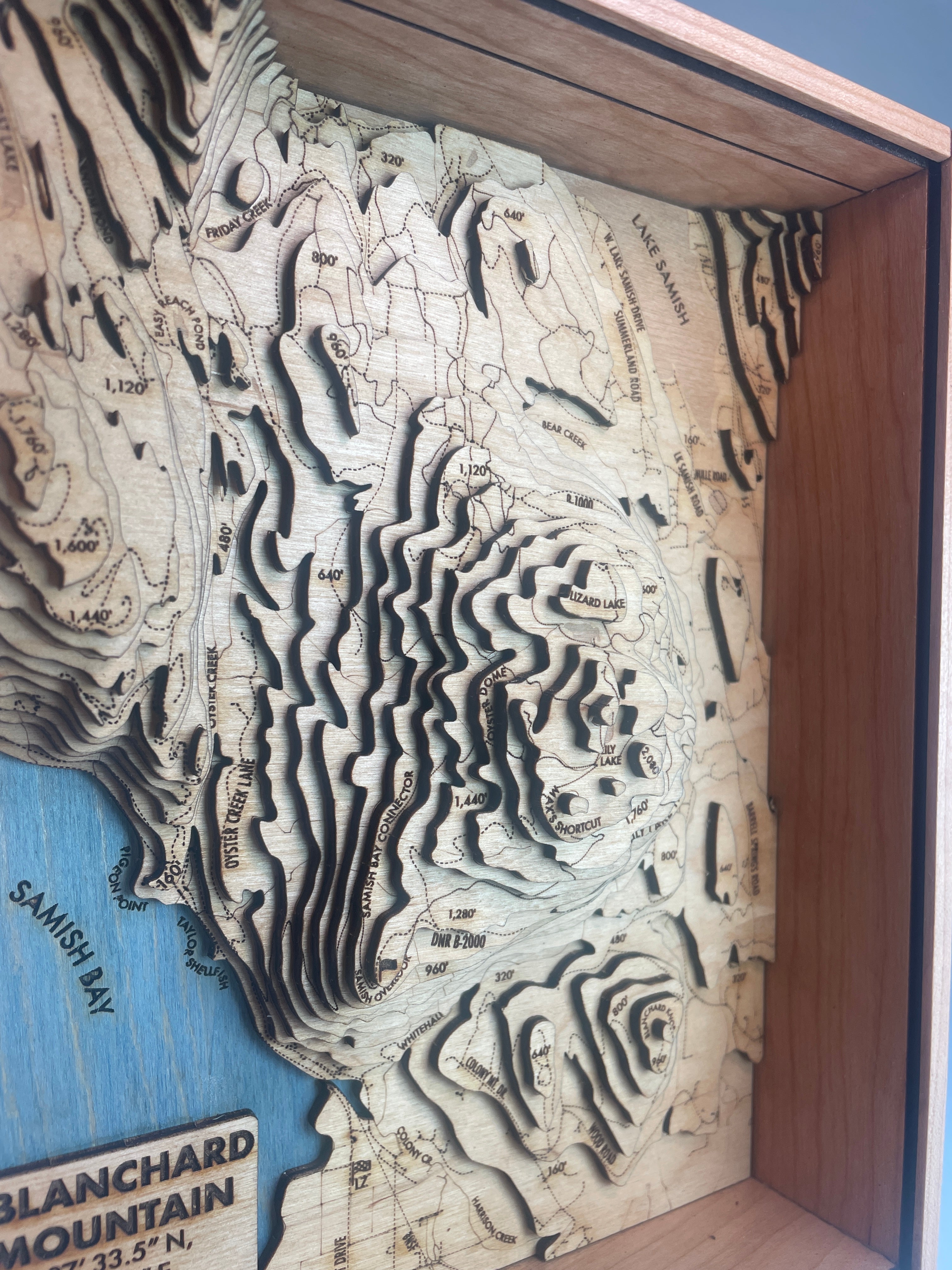 Custom Topographic Map – 48 Contours